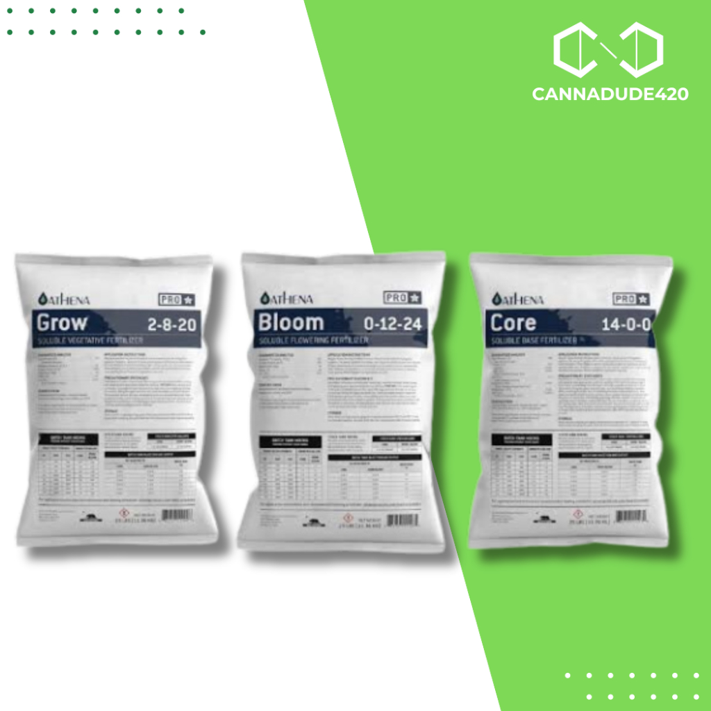 [ส่งฟรี] ปุ๋ย Athena Set Pro line (Grow-Core-Bloom) ขนาด 25 lbs สำหรับ ...