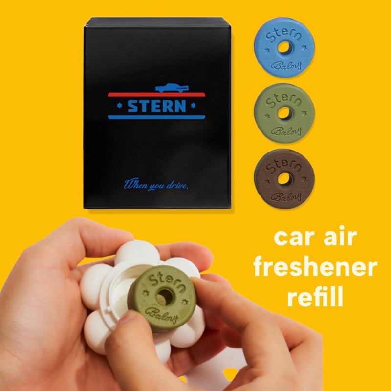 Stern car air freshener refill / ก้อนน้ำหอมรีฟิวแบบก้อน | Shopee Thailand