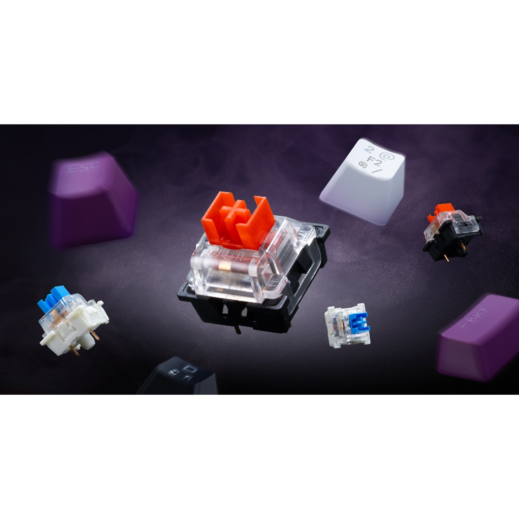 คีบอร์ดเกมมิ่ง NUBWO X68 X805 KRUEGER CIY Mechanical Keyboard [ Blue ...