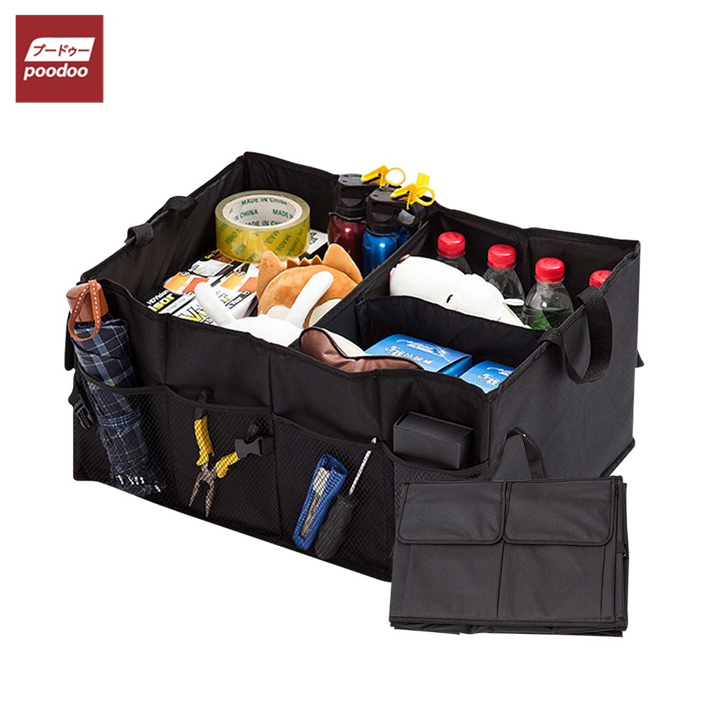 poodoo กล่องเก็บของท้ายรถ อุปกรณ์ในรถยนต์ กระเป๋าแคมป์ปิ้ง พับได้ ...