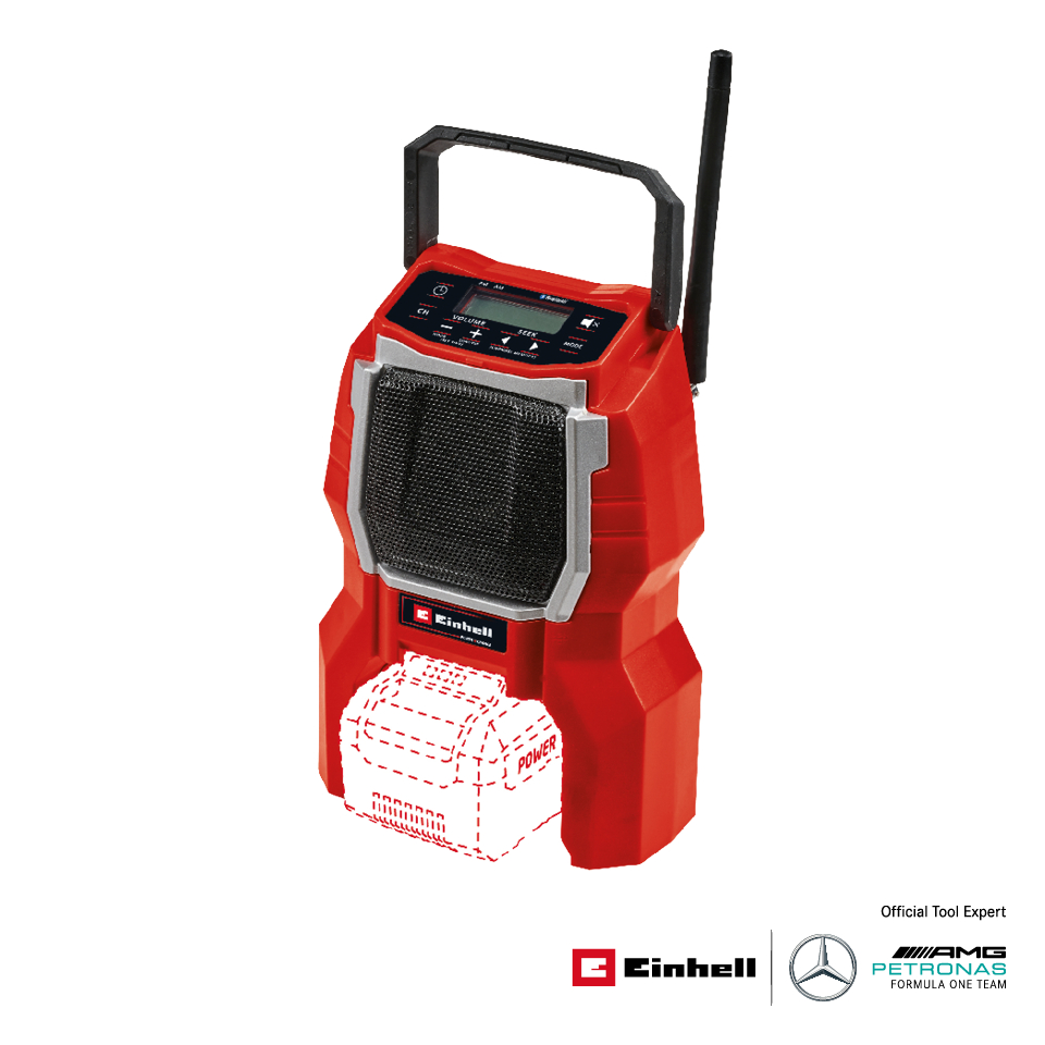 Einhell_Official เครื่องเล่นวิทยุไร้สาย รุ่น TC-RA 18 Li BT [สินค้าไม่ ...
