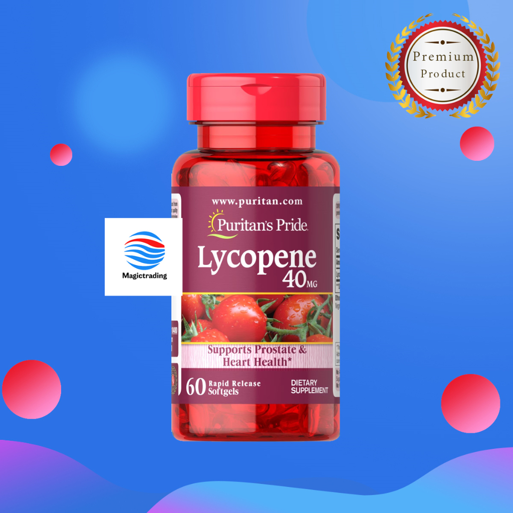 Puritan's Pride Lycopene 40 mg / 60 Softgels | Shopee Thailand
