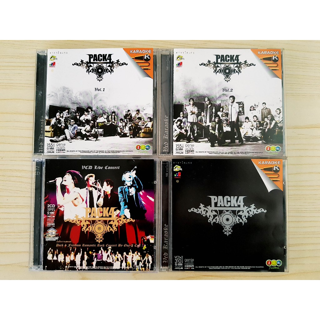 CD/VCD แผ่นเพลง PACK 4 Vol.1+2 Potato AB Normal Clash KALA | Shopee ...