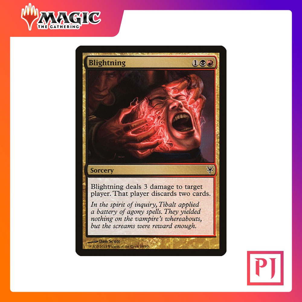 [MTG] Blightning [DDK] [MULTI] [COMMON] [NORMAL] [ENG] (การ์ดเมจิค ...