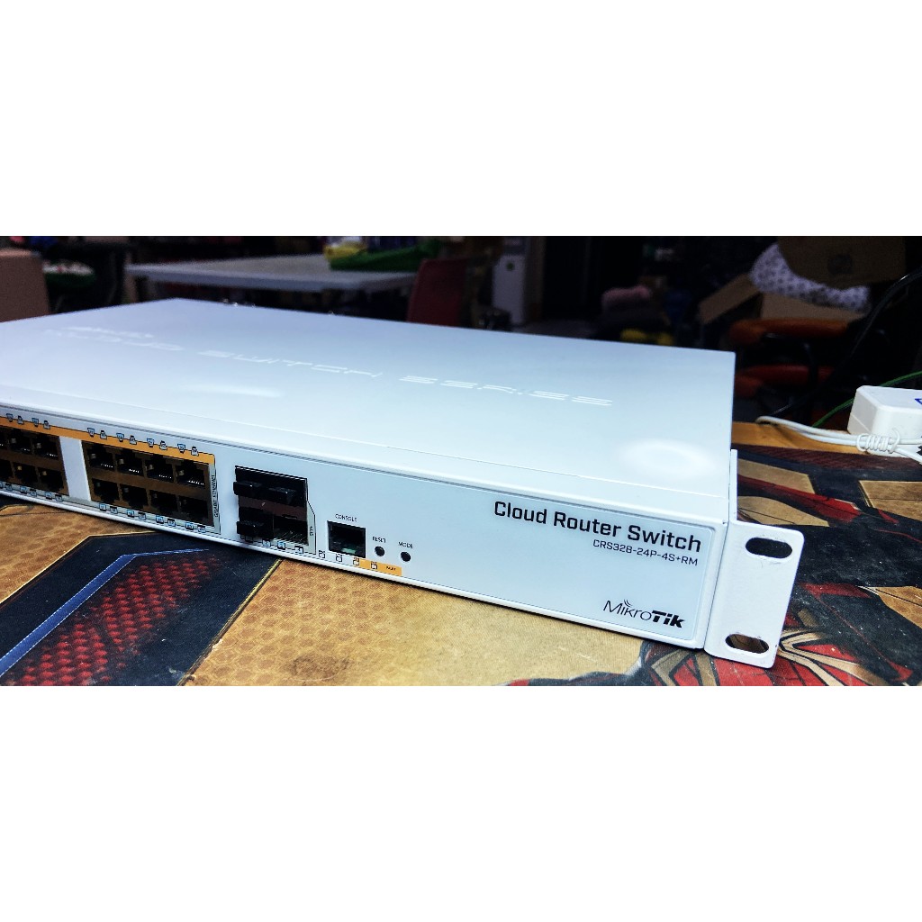 Mikrotik CRS328-24p-4s+rm มือสอง สดใหม่ไม่เคยแกะกล่อง | Shopee Thailand