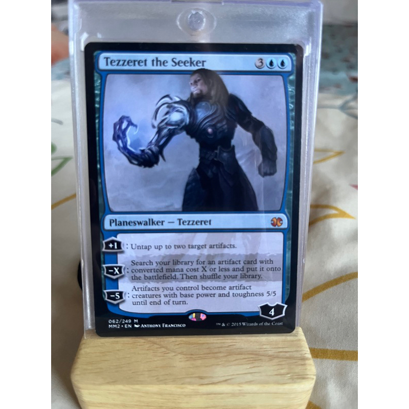 การ์ด MTG Tezzeret the Seeker Blue Magic the Gathering EDH รุ่น Modern ...
