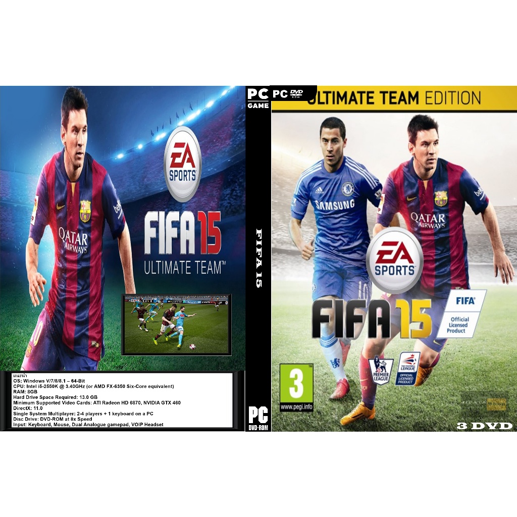 แผ่น Game PC FIFA 15 (3DVD) | Shopee Thailand