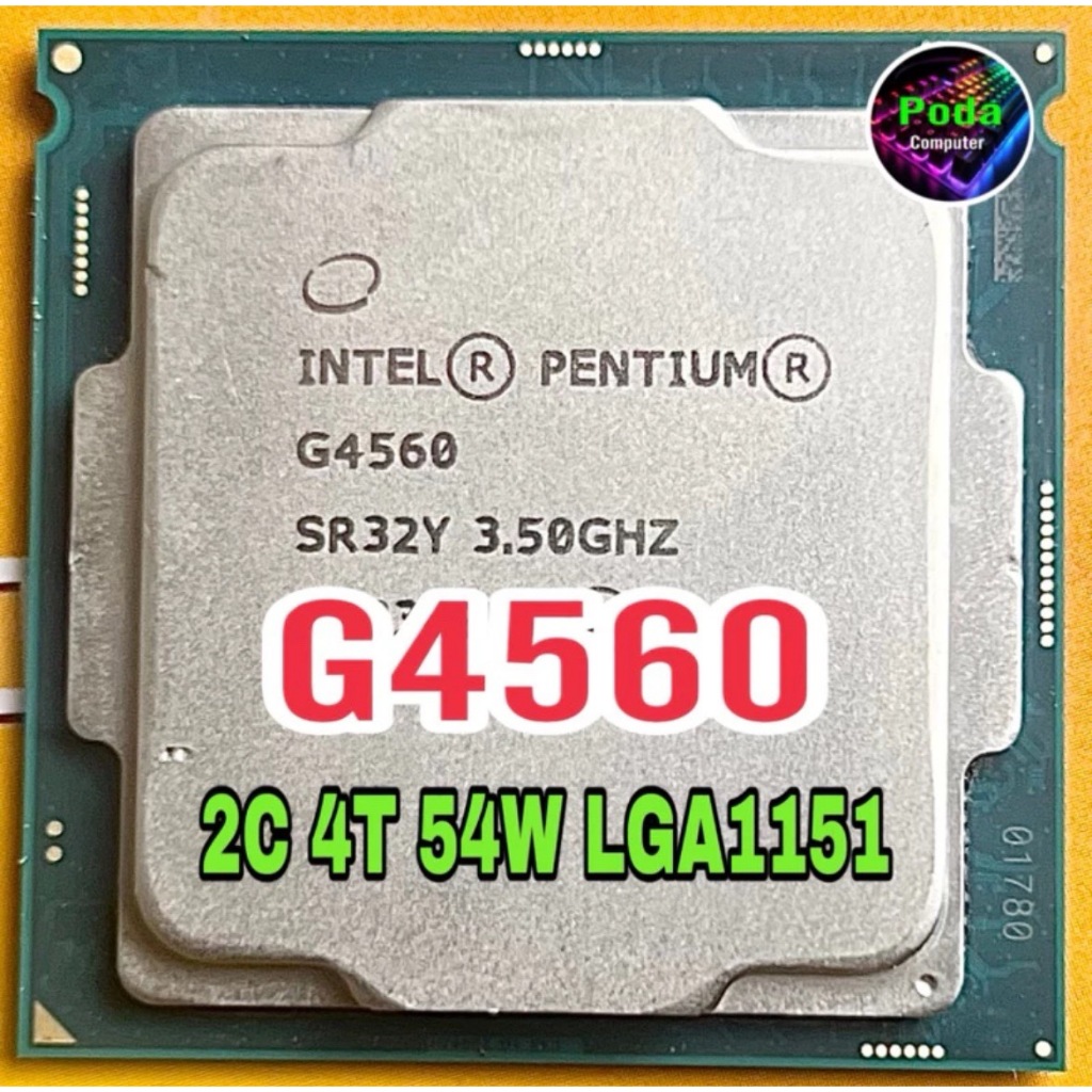 ซีพียู CPU intel G4400 / G4560 / i3 6100 / i3 6300/ i3 7100/ i3 7300 Socket 1151 ฟรีซิลิโคน1ซอง ...