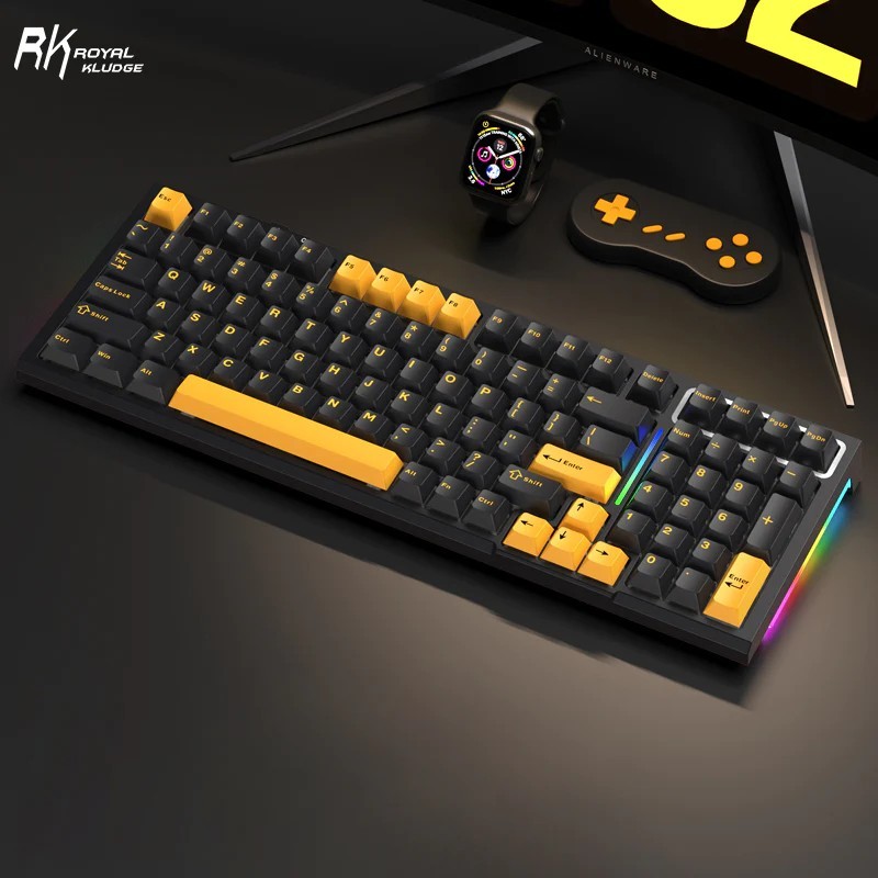 Royal Kludge RK R98 RGB - คีย์บอร์ดขนาด Full Size 98% คีย์บอร์ดไร้สาย Wireless 2.4G / BT / Type ...