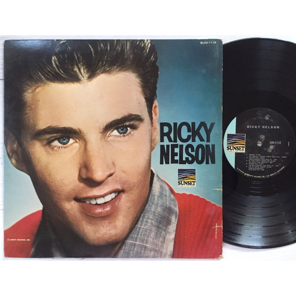 323. แผ่นเสียง - LP Vinyl Record | Ricky Nelson | Shopee Thailand