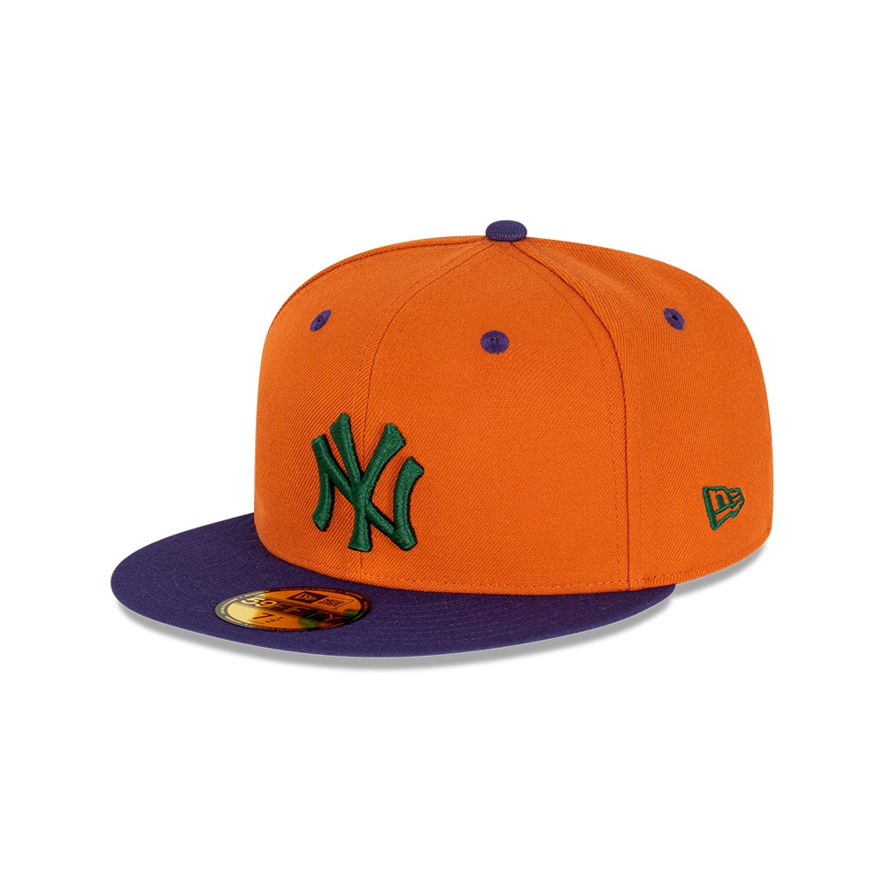 NEW YORK YANKEES SEASONAL RUST COPPER 59FIFTY CAP | Shopee Thailand