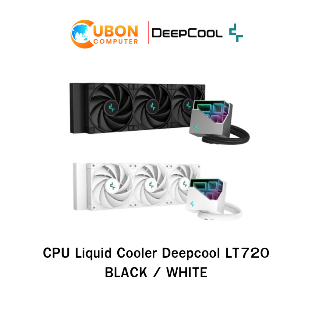 CPU COOLER (ระบบระบายความร้อนด้วยน้ำ) Deepcool LT720 BLACK / WHITE ประกันศูนย์ 5 ปี | Shopee ...