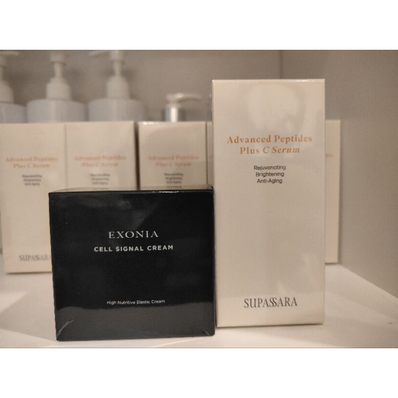 exonia cell signal cream + peptides | Shopee Thailand