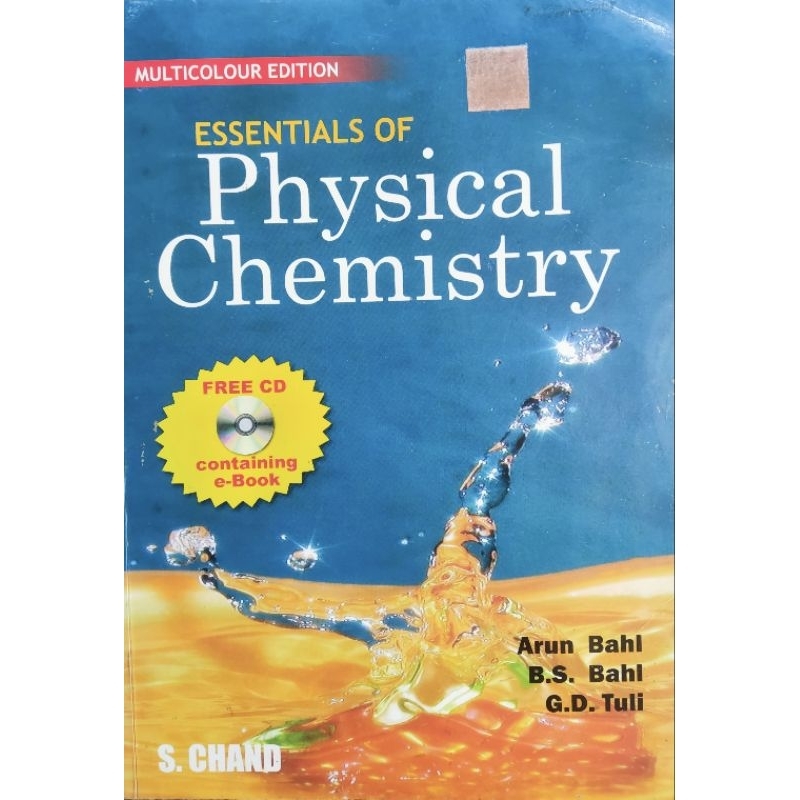 Essentials Physical Chemistry -S.CHAND (หนา 1143 หน้า ภาษาอังกฤษ) | Shopee Thailand