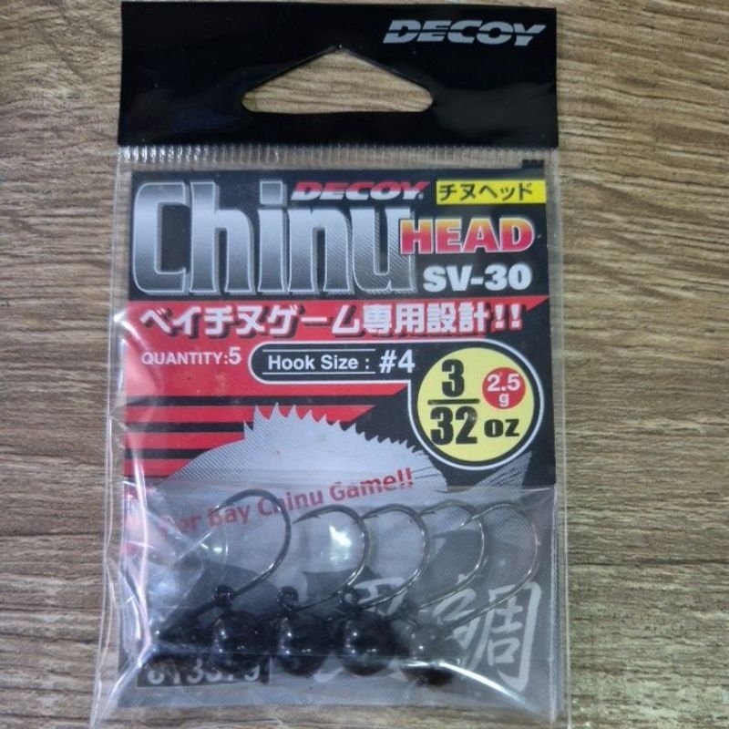 หัวจิ๊ก Decoy SV-30 Chinu head | Shopee Thailand