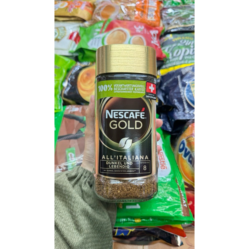 ล๊อตใหม่ NESCAFE GOLD 200g. ALL ITALIANA Exp 10/2025เนสกาแฟโกลด์ ออล อิ ...