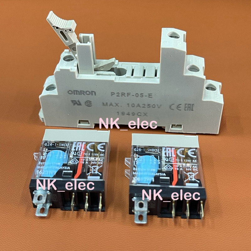 OMRON Relay 5 ขา : G2R-1-SN(S) , G2R-1-SND(S) , Socket P2RF-05-E พร้อมส่งในไทย🇹🇭 | Shopee Thailand