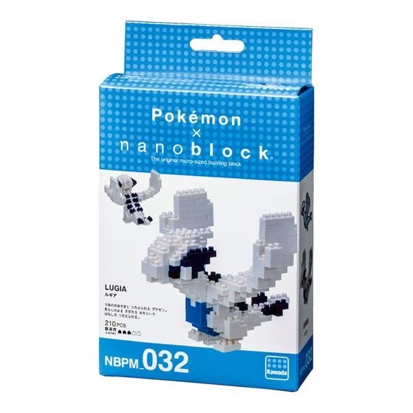 Kawada nanoblock Pokemon NBPM_032 Lugia 4972825208519 (นาโนบล็อค) | Shopee Thailand