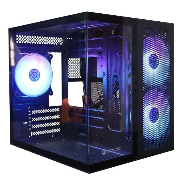 CASE (เคส) NEOLUTION E-SPORT GALACTIC (BLACK) (MICRO-ATX) | Shopee Thailand