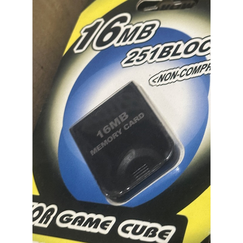 เมมโมรี่การ์ด 16MB เกมคิวบ์ + เกมวี Nintendo Wii &Gamecube GC Memory ...