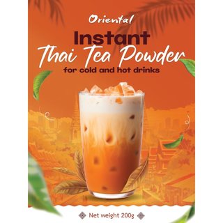 ผงชาไทยสำเร็จรูป 200 กรัม Oriental Instant Thai Tea Powder | Shopee ...