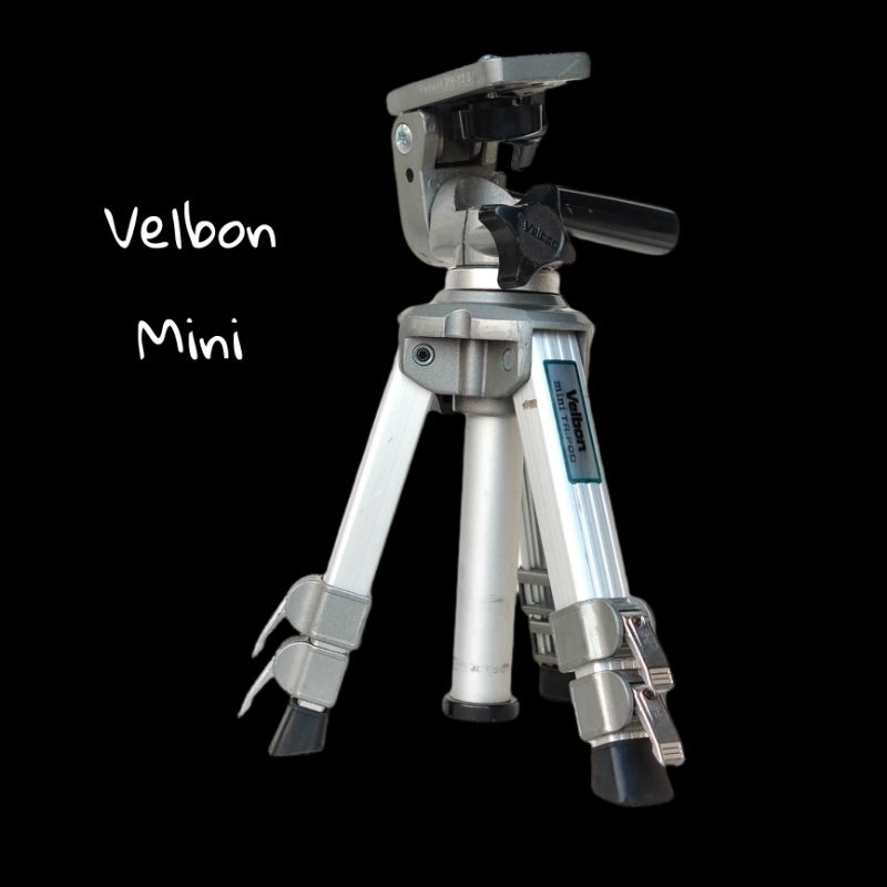ขาตั้งกล้อง Tripod ยี่ห้อ Velbon Mini Vintage Mid-Century ขนาดสูง 45cm ...