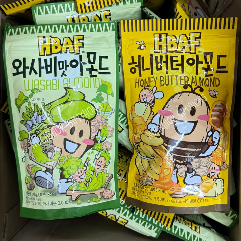 Tom’s Farm HBAF Almond อัลมอนด์เกาหลี วาซาบิ น้ำผึ้ง 190 กรัม | Shopee Thailand