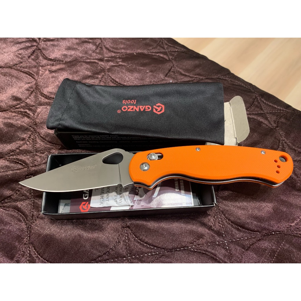มีดแคมป์ Pocket knife Firebird Ganzo G729 ของแท้100% ใบ 3.4" Axis lock เหล็ก 440C ต้านสนิม ด้าม ...
