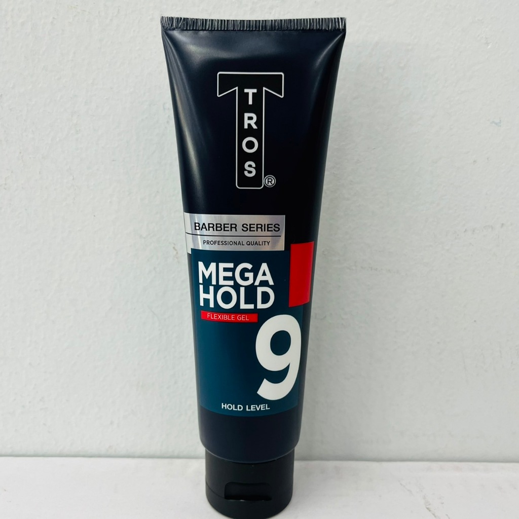 TROS Barber Series Mega Hold Flexible Gel 115g ทรอส เจลแต่งทรงผม รุ่นเม ...