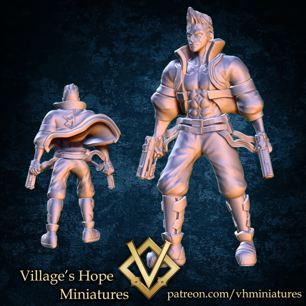 David - Humanoid Human / 32mm scale 3D printed miniature VHM | Shopee ...