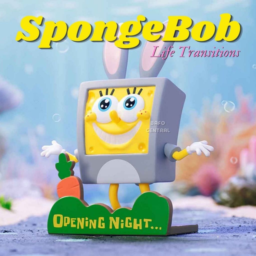 Live 20.00 ** SpongeBob Life Transitions [พร้อมสุ่ม] กล่องสุ่ม POP MART ...