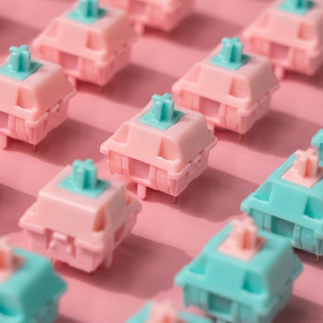 [Linear] GrainGold Bubble Gum Switches สวิตช์ คีย์บอร์ด สำหรับสาย ...
