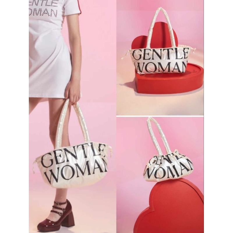 แท้ !! กระเป๋าเกี๊ยว GENTLEWOMAN รุ่น DUMPLING BAG / DRAWSTRING BAG ...