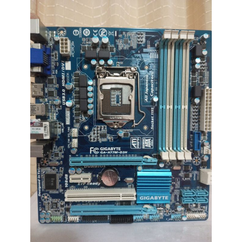 Mainboard 1155 GIGABYTE H77M-D3H รองรับ Intel Gen2&3 | Shopee Thailand