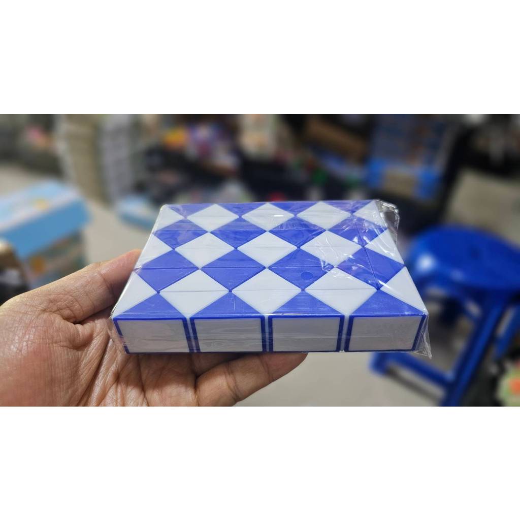 Rubik รูบิคงู Snake Cube 48 ข้อ สินค้าคละสี สีสันสดใส ของเล่นรูบิค ...