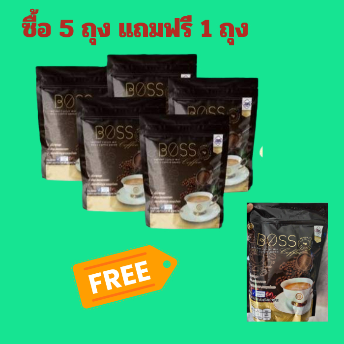 บอสคอฟฟี่ Boss Coffee กาแฟไฟเบอร์ครีมผสมพาลาทีน Boss Coffeeไม่มีไขมันท ...