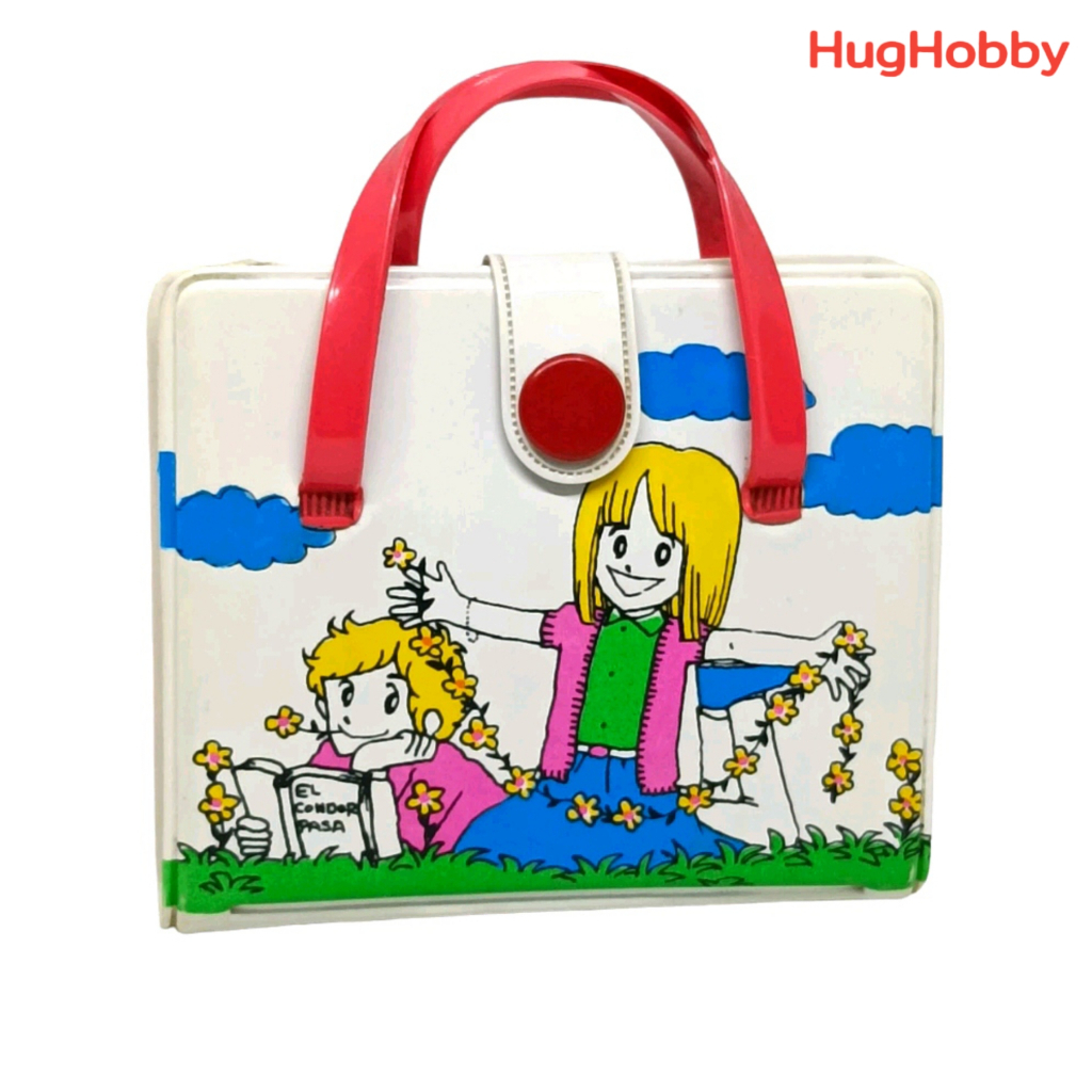 Vintage 1970s Eiko Mutsu Sewing Kit Vinyl Bag (Shueisha Ribon furoku ...