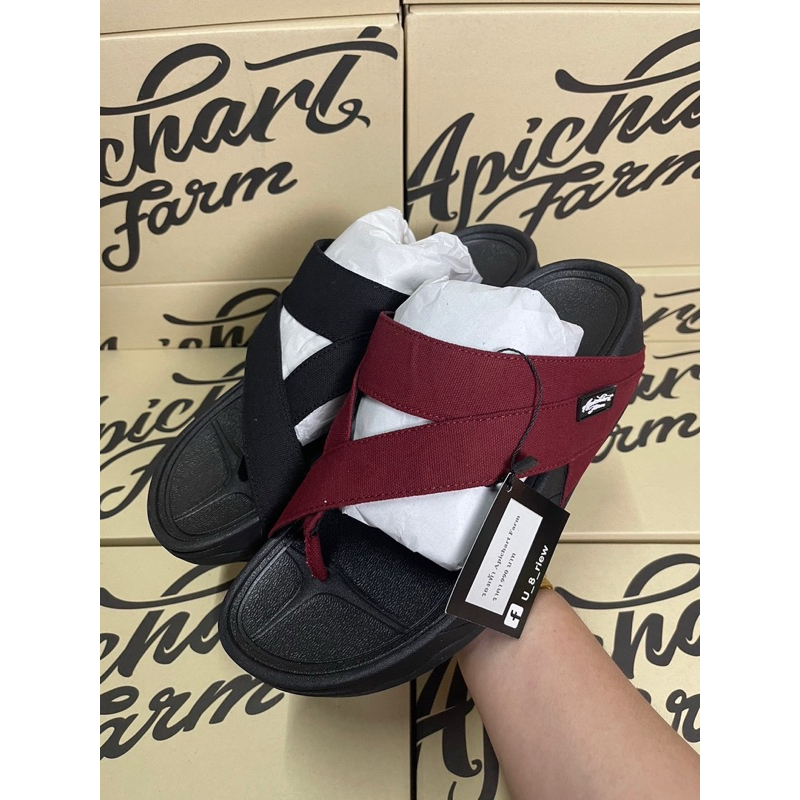 รองเท้าอภิชาติฟาร์ม Apichart farm V.2🐥รองเท้าไก่ ของแทร่100% | Shopee ...