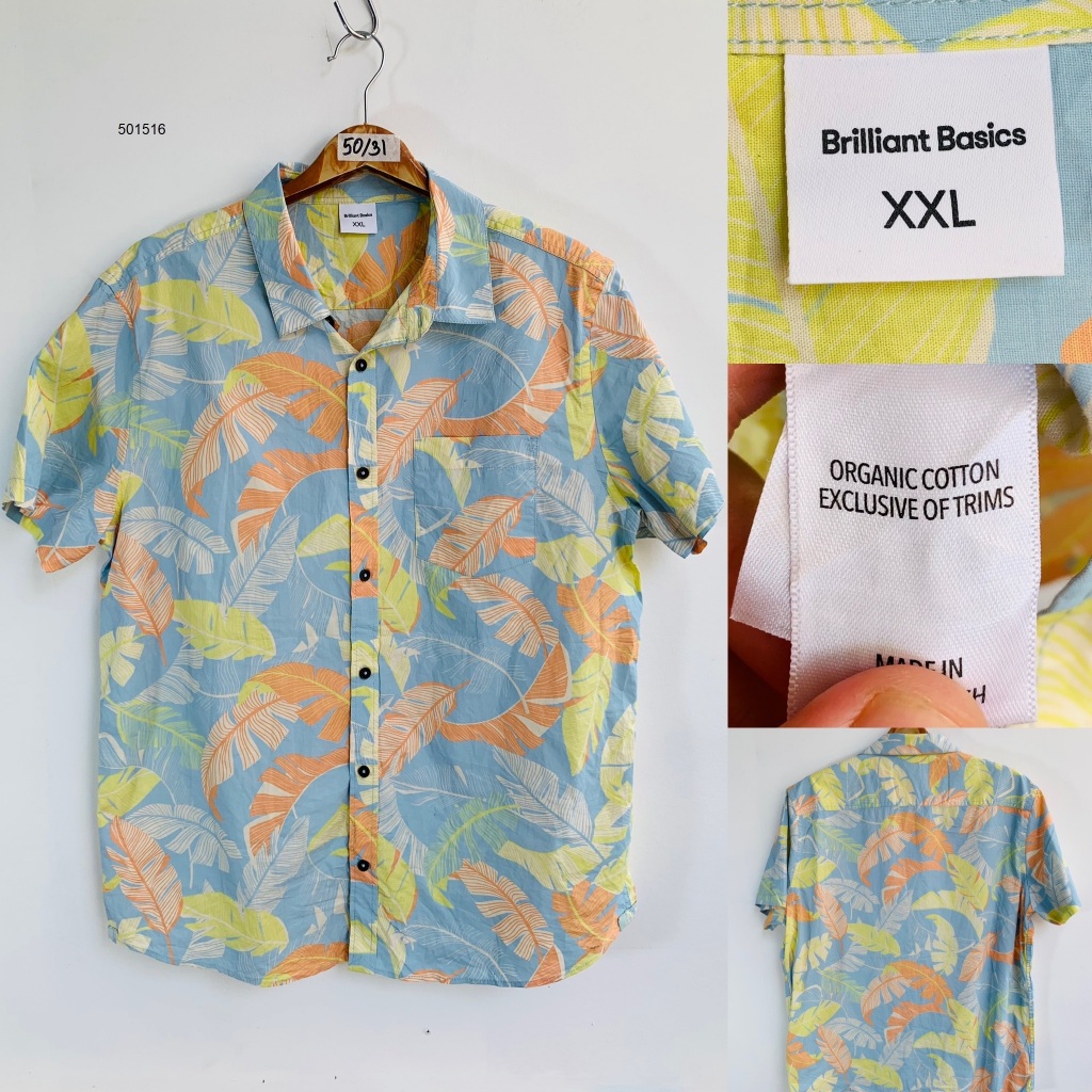 เสื้อฮาวายมือสอง สภาพดีไซส์ใหญ่ใส่สบาย อก50-54 xl-4xl | Shopee Thailand