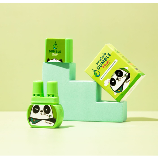ยาดมตราดัมเบิ้ล ยาดมสมุนไพร ยาดม 2 รู Dumble Herbal Inhaler ลาย Thunder ...