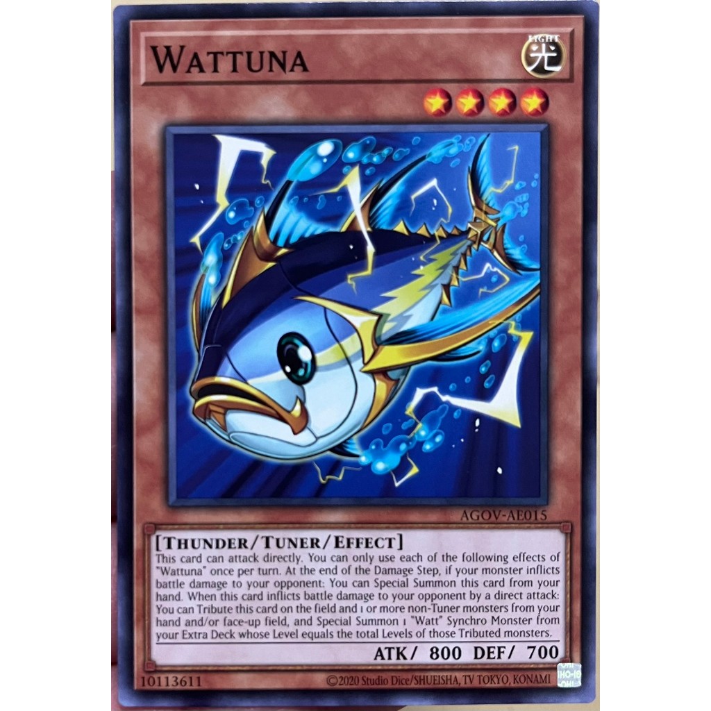 Yugioh Asia-Eng [AGOV-AE015] Wattuna (Common) การ์ดยูกิแท้ถูกลิขสิทธิ์ ...