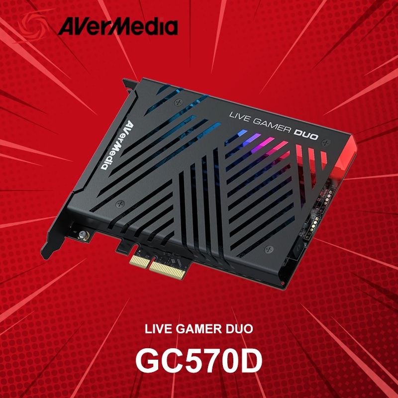 การ์ดแคปเจอร์ Avermedia รุ่น Live Gamer DUO - GC570D ประกันศูนย์ 2 ปี ...