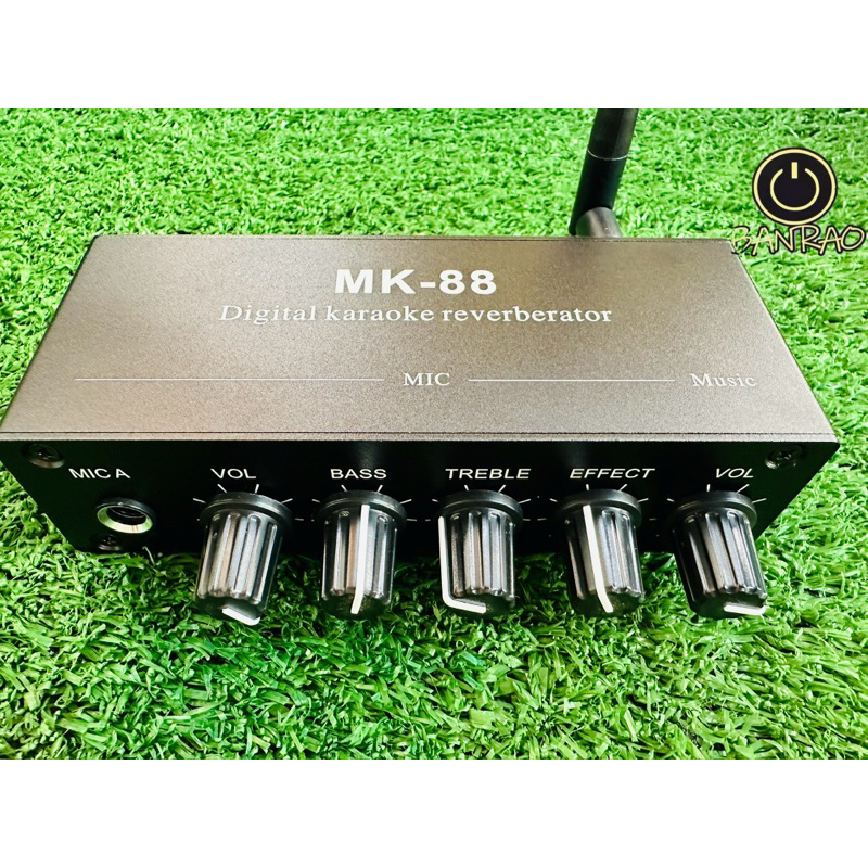 MK88 ปรีไมค์เอฟเฟคแท้ มีบูลธูทในตัว เครื่องมิกเซอร์คาราโอเกะ อลูมิเนียมอัลลอยด์ 6.5 มม. อินพุต ...