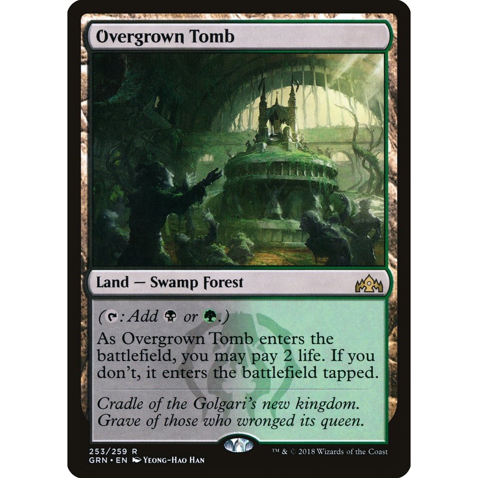 Overgrown Tomb การ์ด Magic The Gathering ของแท้ | Shopee Thailand