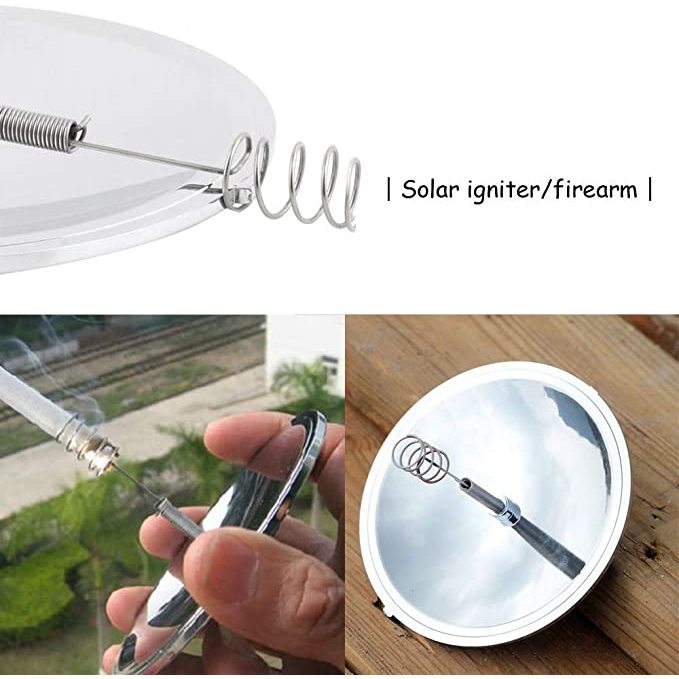 (พร้อมส่งจากกทม.) ที่จุดไฟ จานรวมแสง ใช้สำหรับจุดไฟจากแสงอาทิตย์ ...