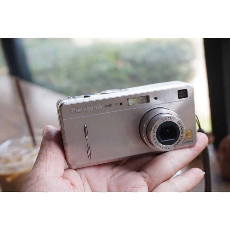(ทักก่อน) panasonic dmc f1 silver บอดี้เหล์ก เต็มระบบ (ฟรีsd128m+สายชาร ...