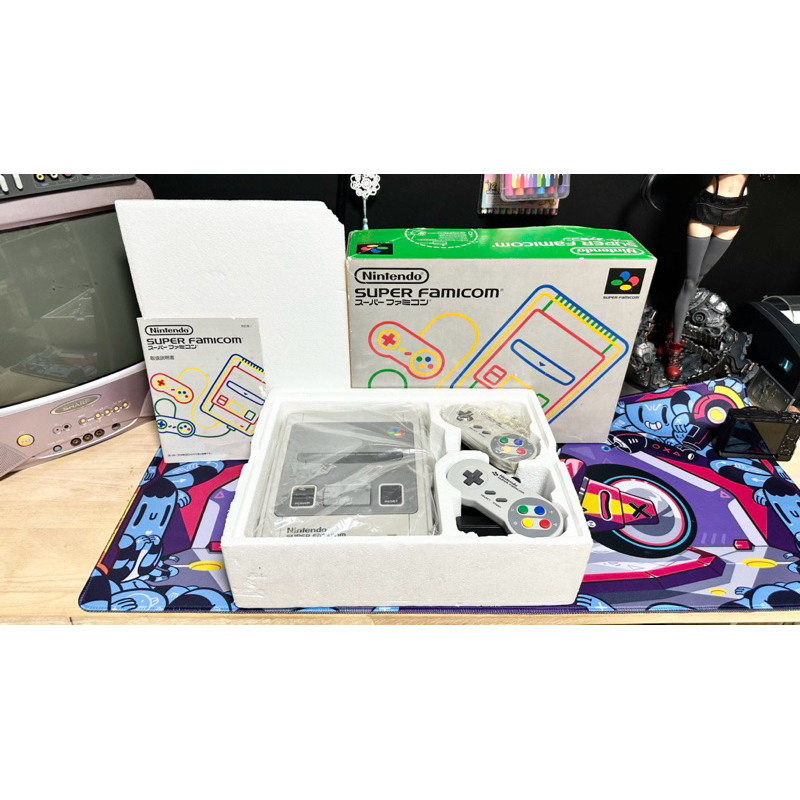 เครื่อง Super Famicom อุปกรณ์ครบคุ่มือเลขตรงสภาพ 95% | Shopee Thailand