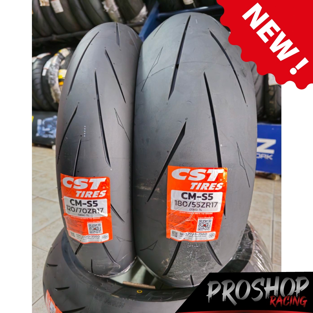 ยาง CST CM S5 ขนาด 120 160 180 ขอบ 17 ยางปี 2024 ลายใหม่ล่าสุด | Shopee Thailand