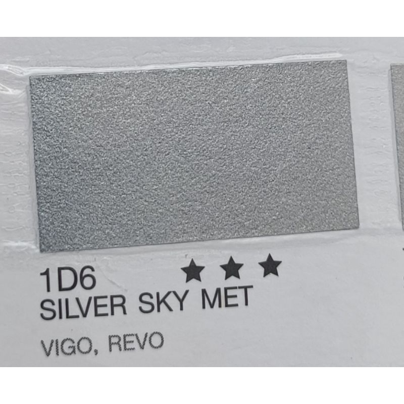 สีพ่นรถยนต์ 2k TOYOTA 1D6 SILVER SKY MET | Shopee Thailand