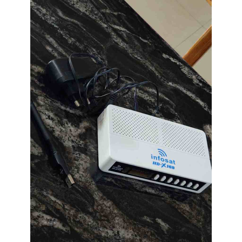 Infosat HD X168 กล่องทีวีดาวเทียม ทีวีอินเทอร์เน็ต | Shopee Thailand